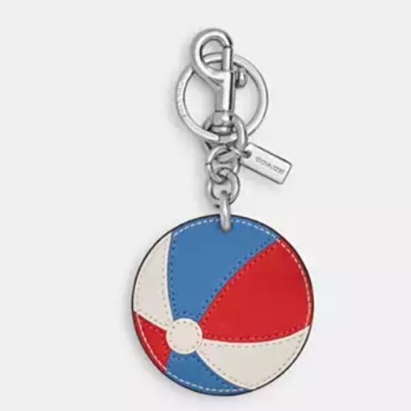 Coach | Accessories | Coach Rare Beach Ball Bag Charm Keychain | Poshmark